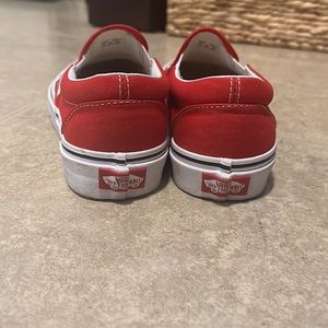 Vans | Shoes | Womens 65 Checkered Red Drip Vans | Poshmark
